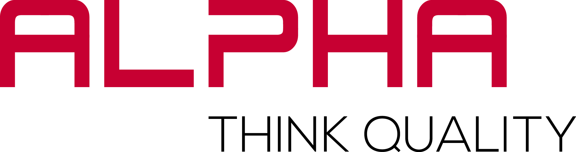 Think Quality! Relaunch of the ALPHA logo, because ALPHA has been ...